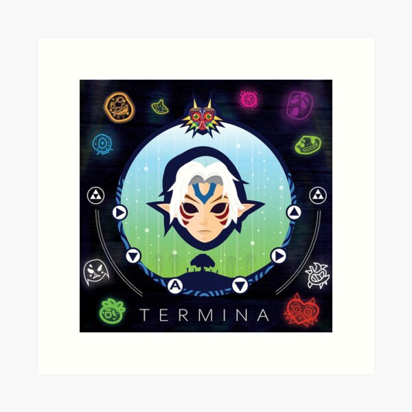Prints Fierce Deity Ancient Link Poster artist print legend of zelda ...