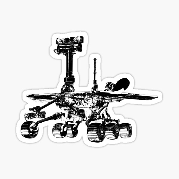 "NASA Spirit Mars Rover" Sticker for Sale by mthierst | Redbubble