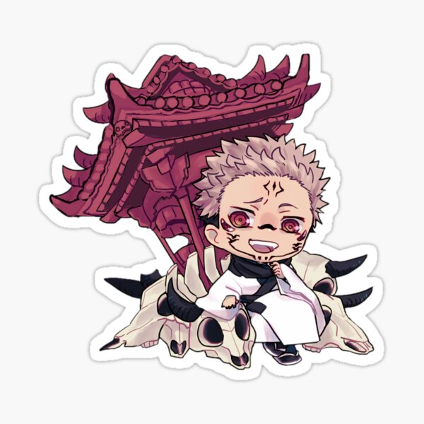 "Sukuna Jujutsu Kaisen" Sticker by Ricon-Otaku | Redbubble