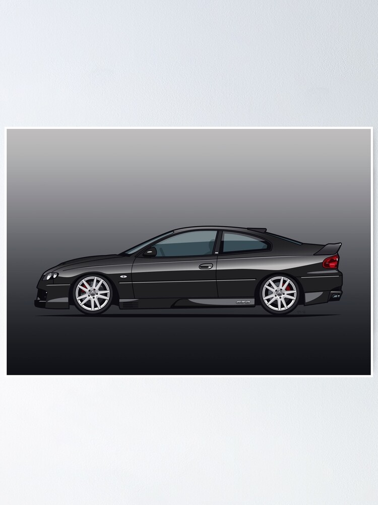 "Holden Monaro V2 HSV GTO Black" Poster for Sale by monkeycom | Redbubble