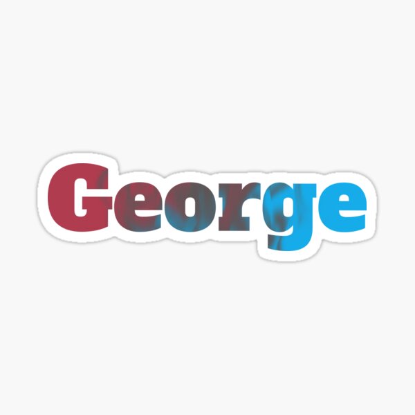 ""George" RGB color blend " Sticker for Sale by ColorBlend | Redbubble