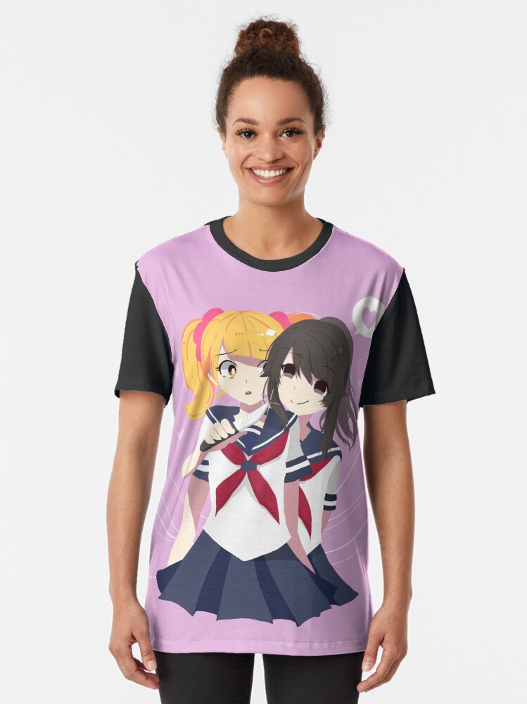 "Ayano and Osana" T-shirt for Sale by ayachiichan | Redbubble | yandere ...