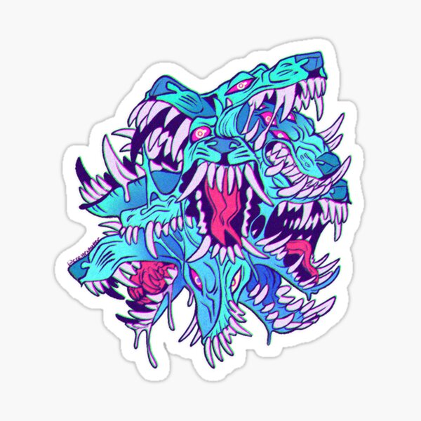 "Bite Me" Sticker for Sale by Cremexbutter | Redbubble