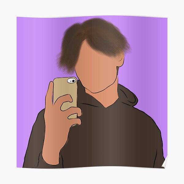 "Louis Partridge merch" Poster by ankitasartorius | Redbubble