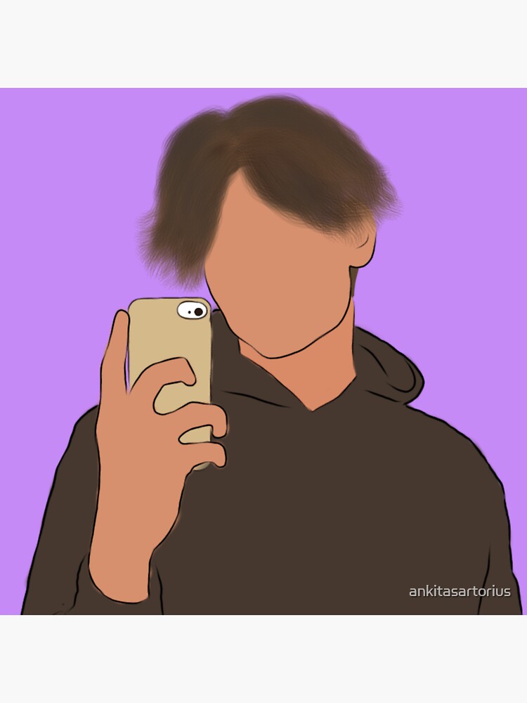 "Louis Partridge merch" Sticker by ankitasartorius | Redbubble