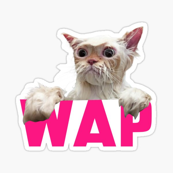 "WAP" Sticker by alancrapopod | Redbubble