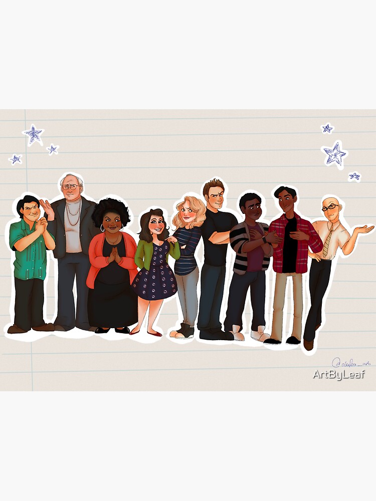 "Community" Sticker for Sale by ArtByLeaf | Redbubble