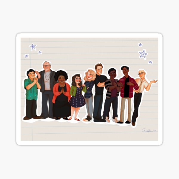 "Community" Sticker for Sale by ArtByLeaf | Redbubble