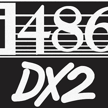 "Intel i486 DX2 Logo" Sticker for Sale by Socket7 | Redbubble
