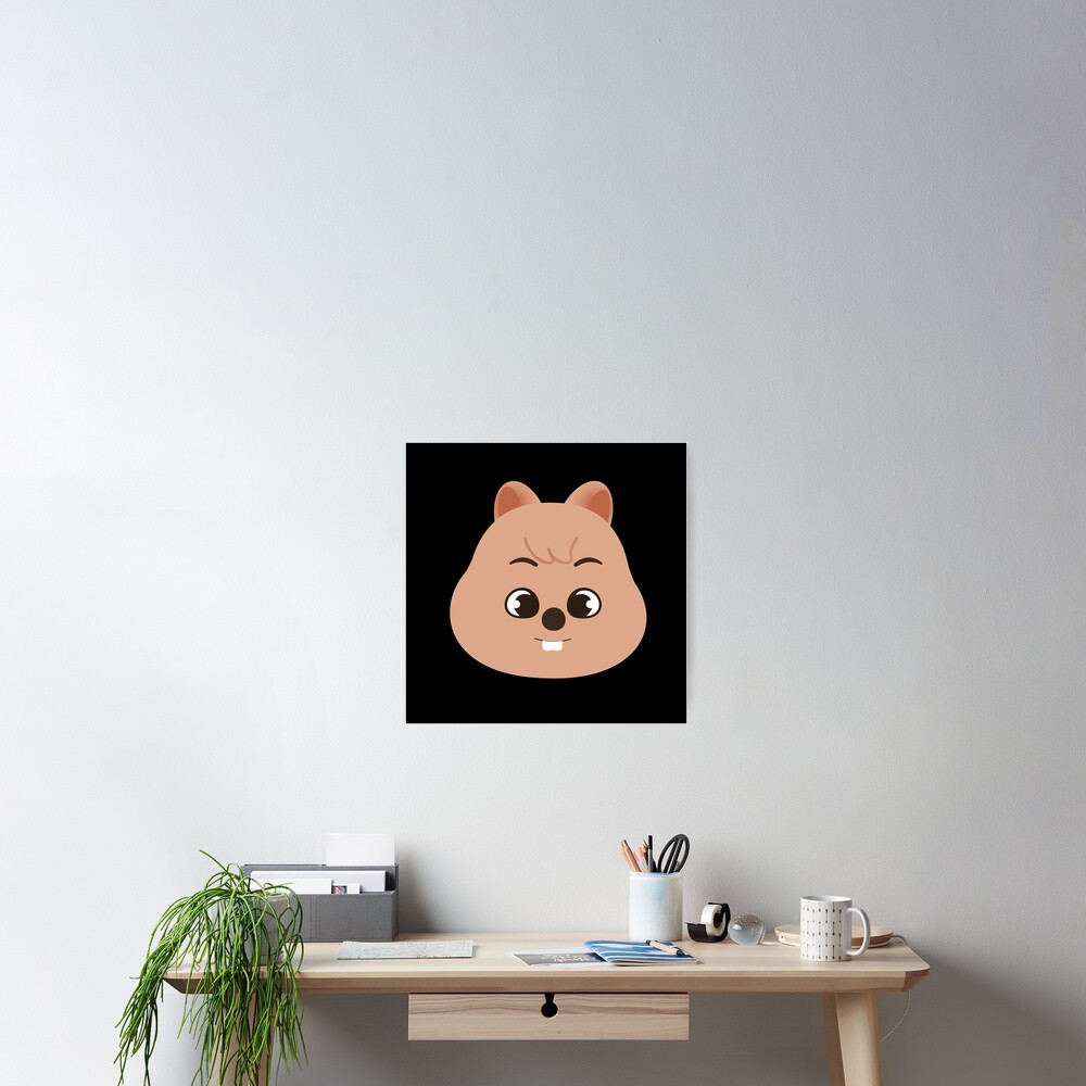 "SKZOO Han Quokka" Poster by JessicaS24 | Redbubble