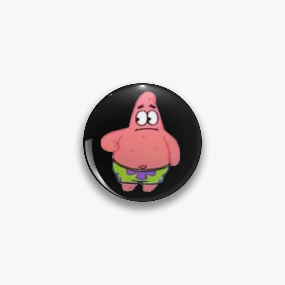 "patrick star sticker meme" Pin for Sale by clio28 | Redbubble