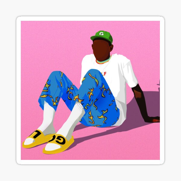 "Tyler the Creator sticker" Sticker for Sale by MACGRPHCS | Redbubble