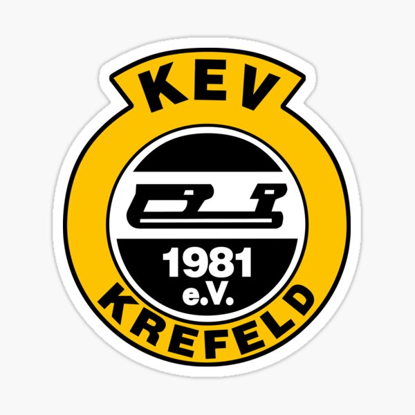 "Krefelder EV" Sticker for Sale by ubaibk | Redbubble