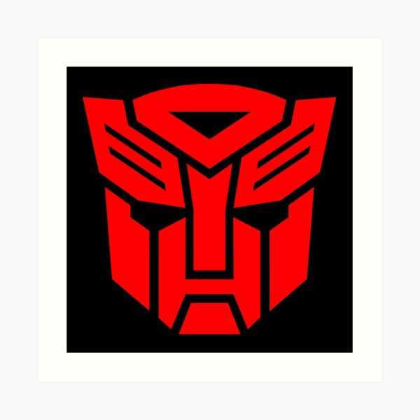 "Transformers - Red Autobot Symbol" Art Print for Sale by ...