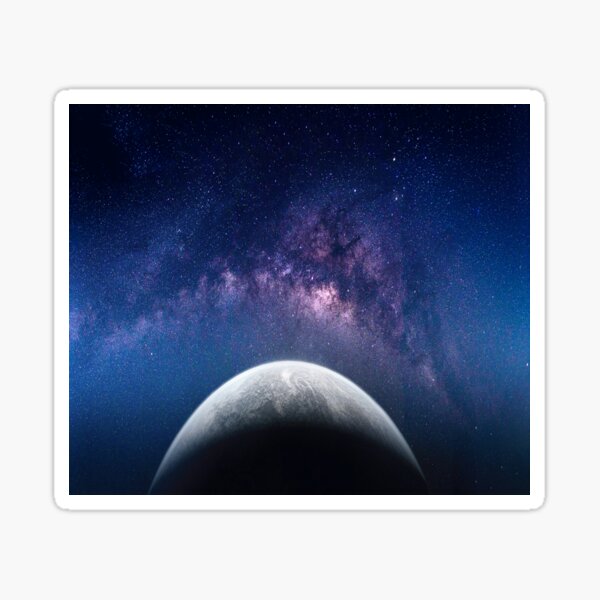 "Space milky way galaxy " Sticker for Sale by Sirenedesiles | Redbubble