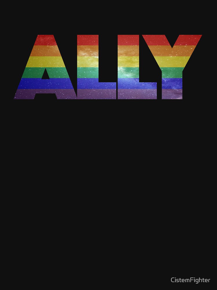 "Ally Galaxy" Essential T-Shirt for Sale by CistemFighter | Redbubble