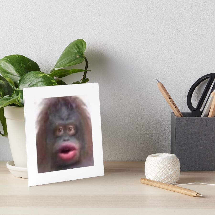 "uh oh stinky poopy monkey face" Art Board Print by SRanabhat | Redbubble
