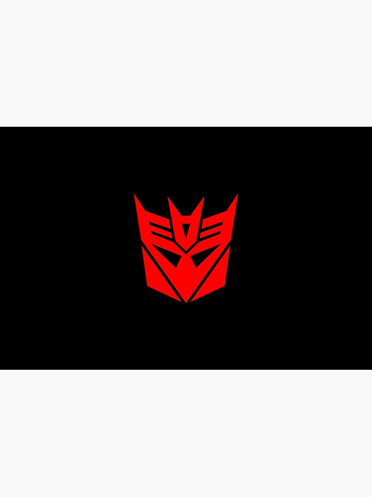 Red Decepticon Logo Red Decepticon Etsy UK