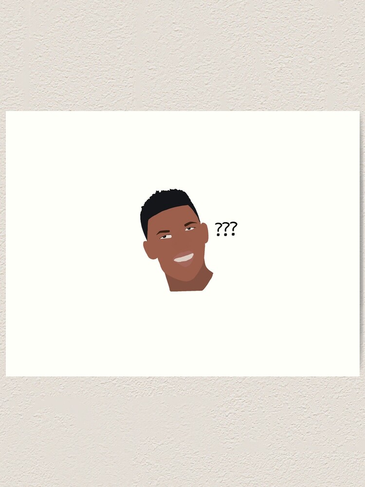"Question mark guy meme" Art Print by Taliaocam-18 | Redbubble