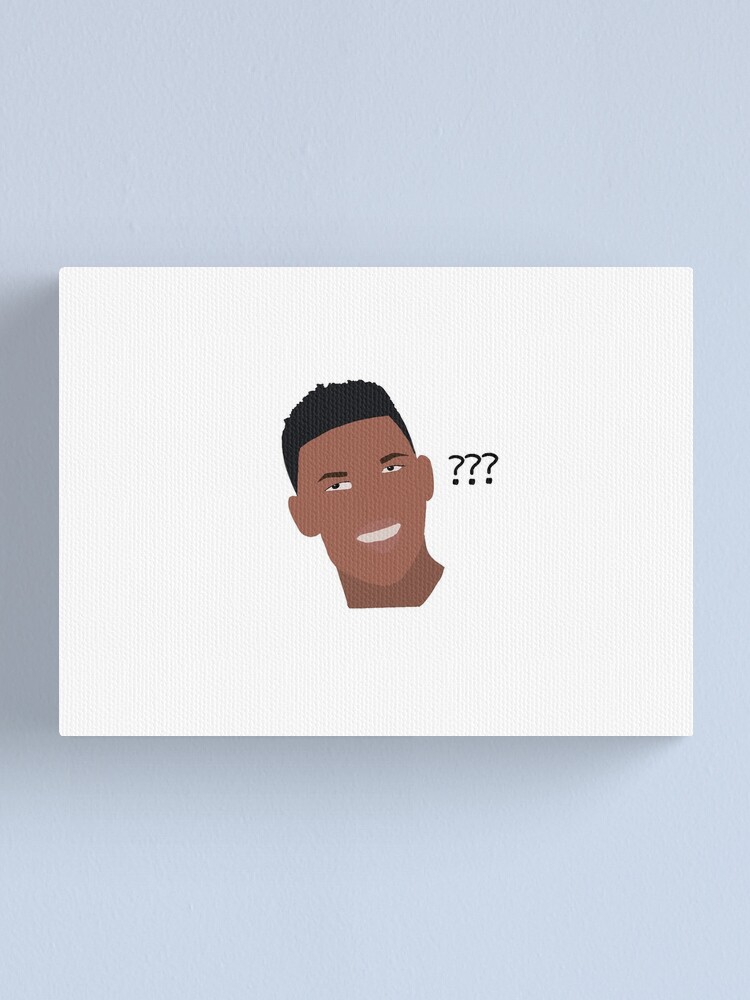 "Question mark guy meme" Canvas Print for Sale by Taliaocam-18 | Redbubble
