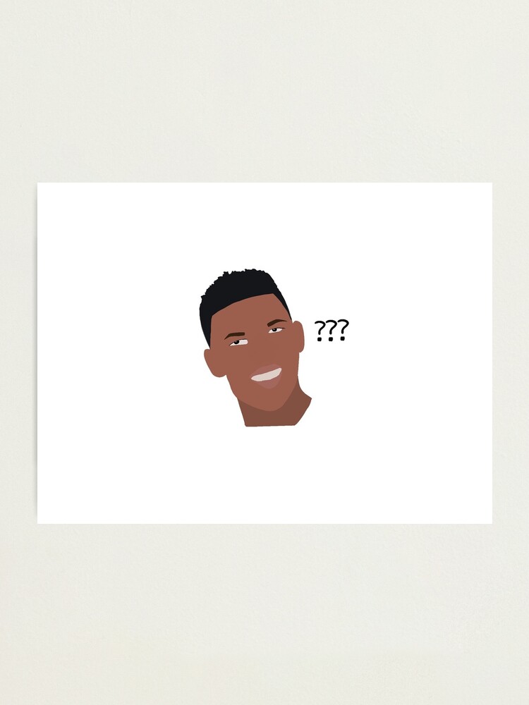 "Question mark guy meme" Photographic Print for Sale by Taliaocam-18 ...