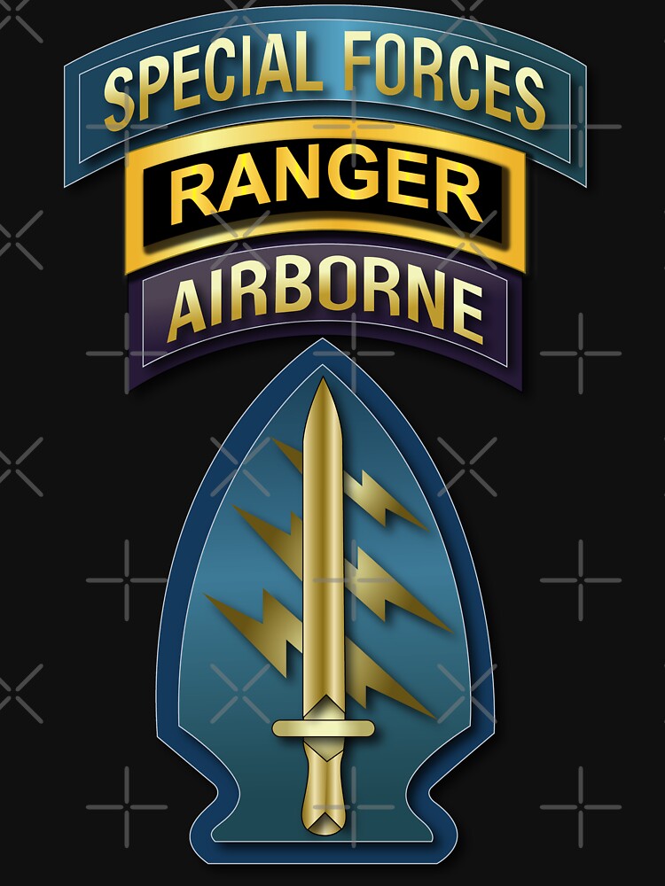 "SOF - Special Forces - Ranger -SSI V1" T-shirt for Sale by twix123844 ...