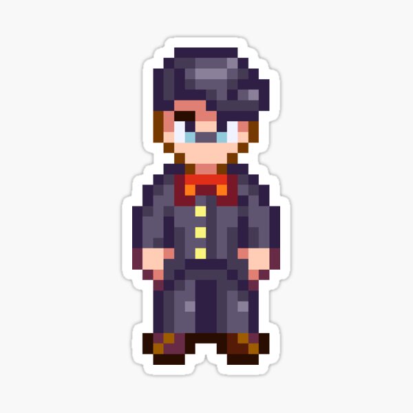 Pegatina for Sale con la obra «Stardew Valley - Morris cuerpo completo ...