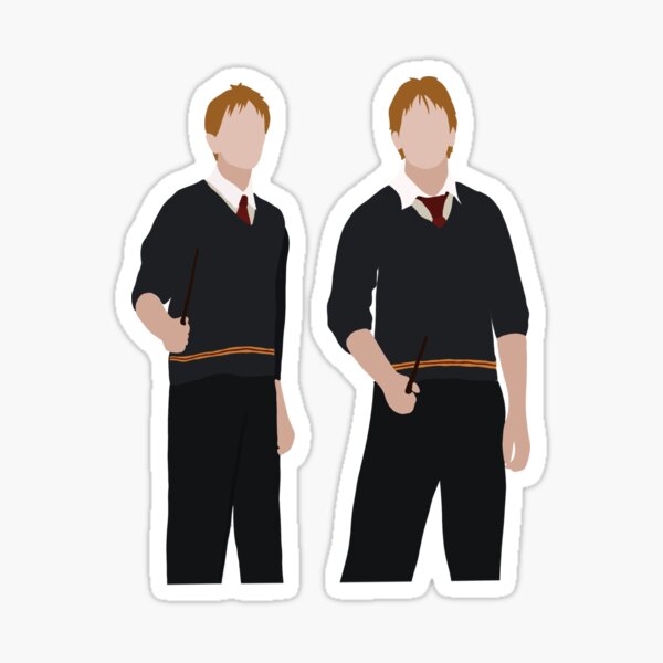 "Weasley Twins" Sticker for Sale by j-artcreations5 | Redbubble