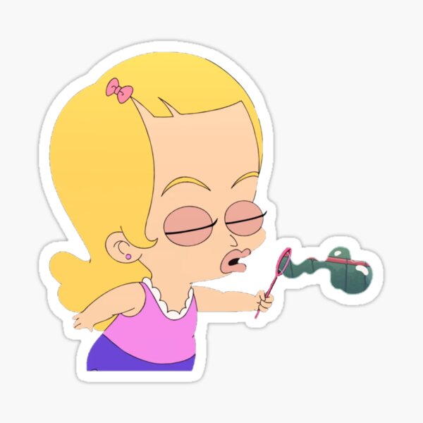 "Baby Lola - Big Mouth" Sticker for Sale by HaileyN | Redbubble