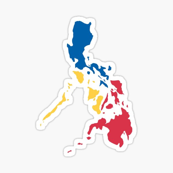 Philippines Map Filipino Vinyl Decal Sticker 2 Pack 4 Inch Philippines ...