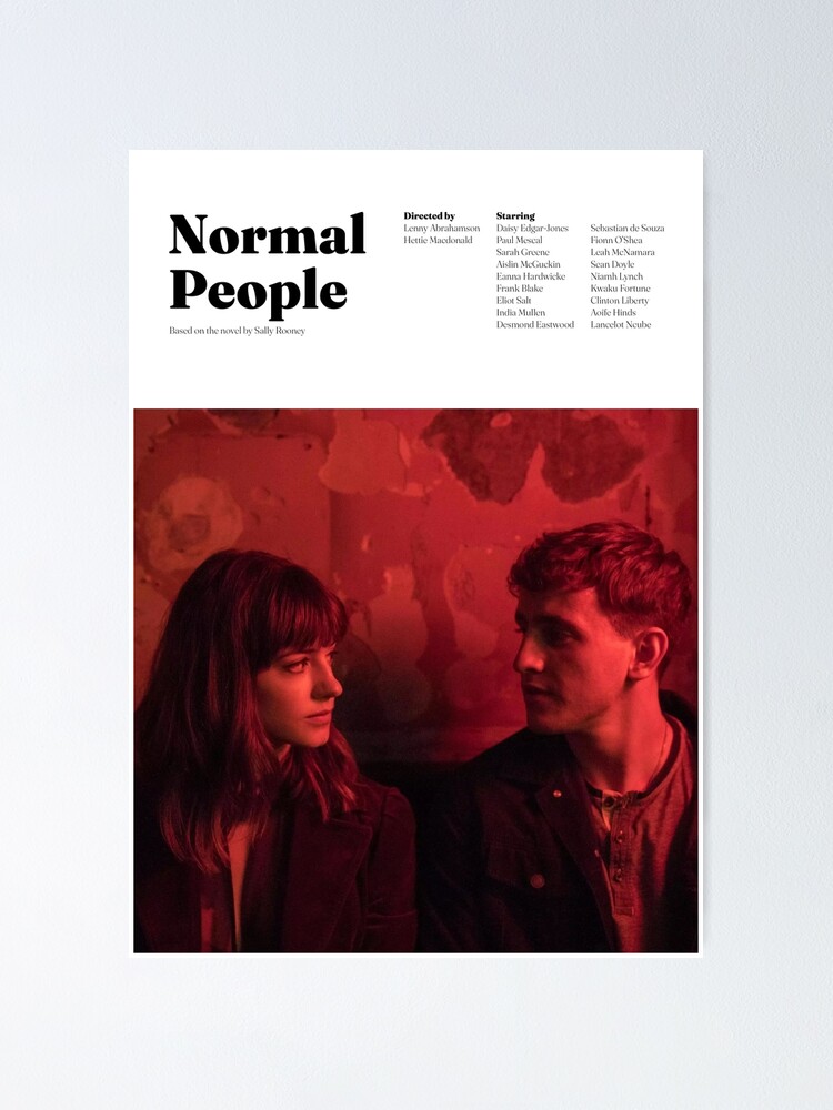 "Normal People Minimal Poster" Poster for Sale by danieldealwis | Redbubble