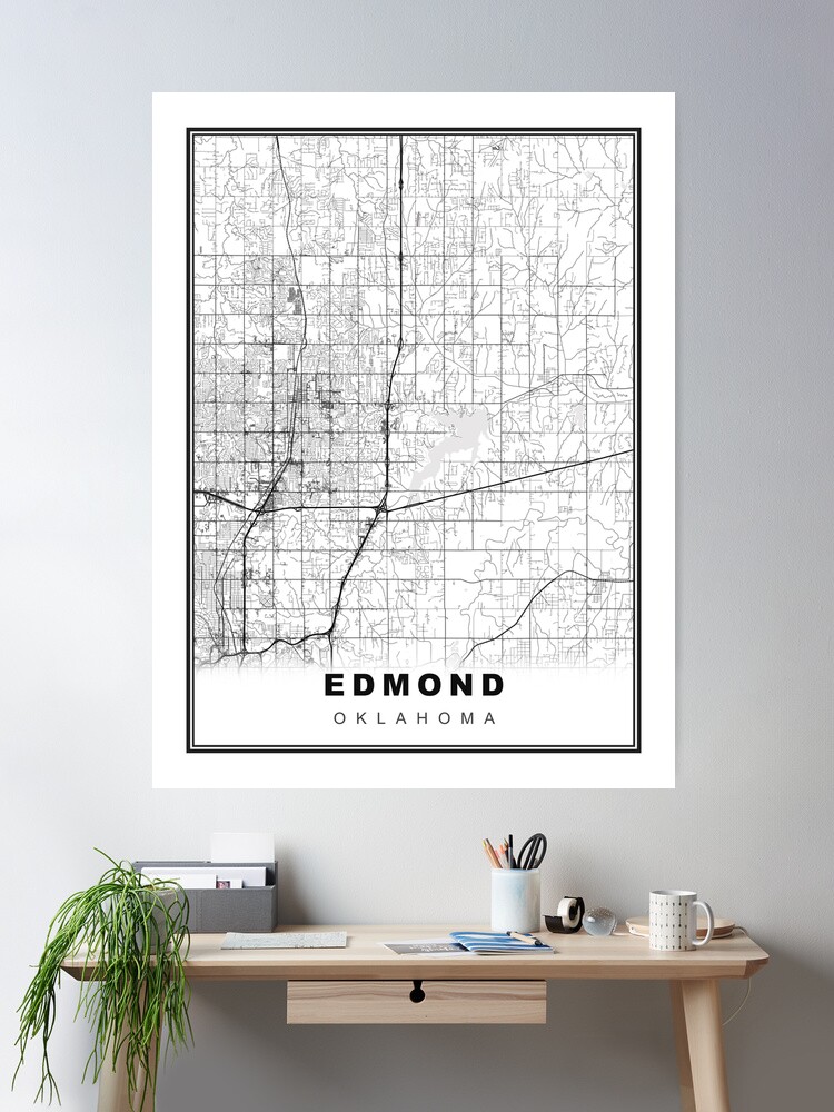 Road Map Of Edmond Oklahoma