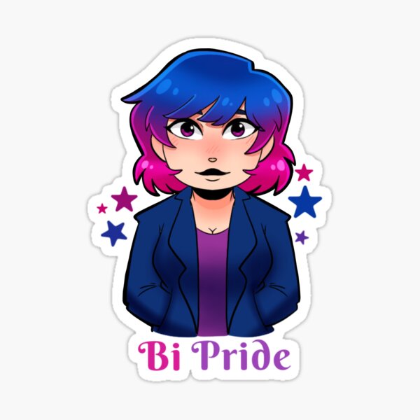 "Bi Pride" Sticker for Sale by QueenJayDesigns | Redbubble