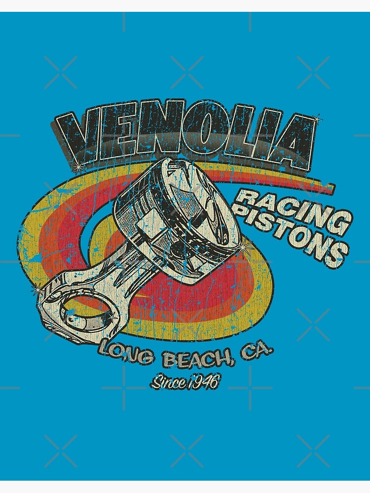 "Venolia Racing Pistons 1946" Poster for Sale by AstroZombie6669 ...