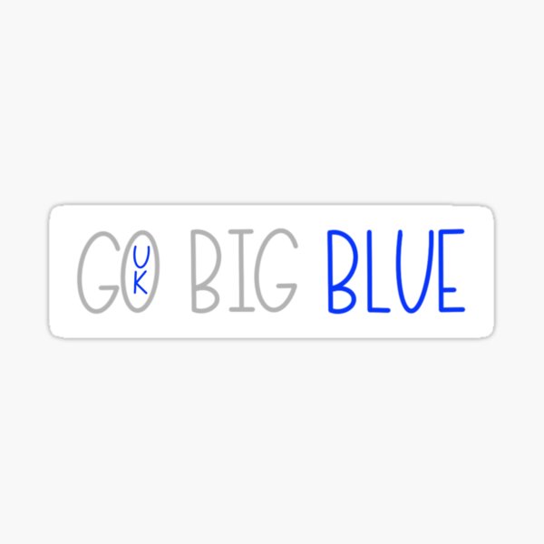 Big Blue Nation Stickers | Redbubble