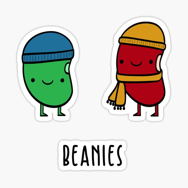 "Beanies" Sticker by weltenraser | Redbubble