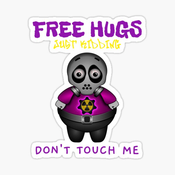 "Free Hugs - Alien" Sticker for Sale by NeverLooked | Redbubble