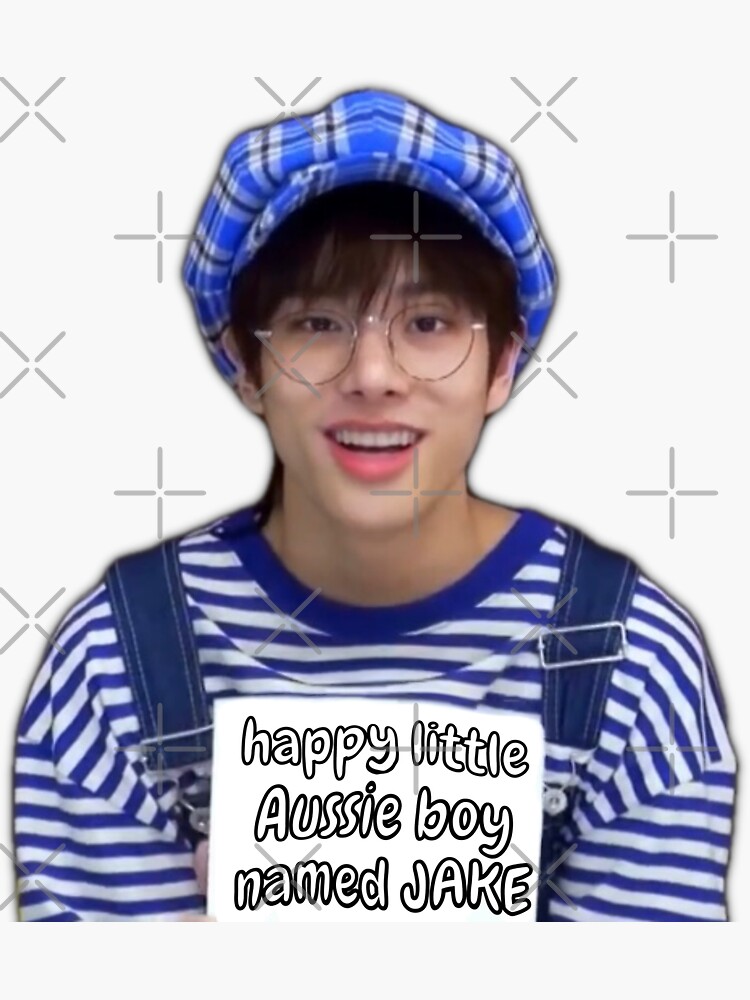 "Happy Little Aussie Boy Named Jake" Sticker for Sale by enny00z ...