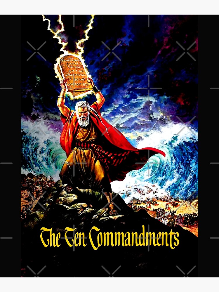 "1950's Epic Movie Film The Ten Commandments Film Fan Art Gift ...