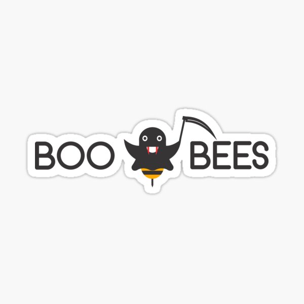 "boo bees" Sticker by afrizalstore | Redbubble