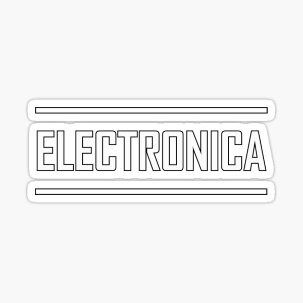 Electronica Stickers | Redbubble