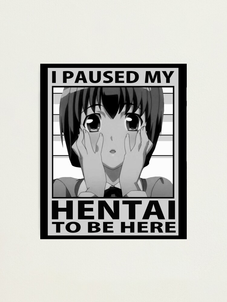 Lámina fotográfica «Akane Niimura Futabu detuvo mi regalo de arte de ...