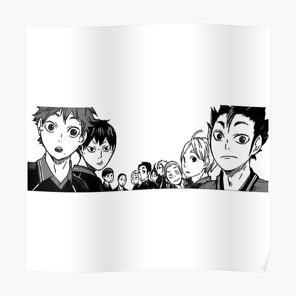 "Karasuno Haikyuu Team" Poster for Sale by yuennbunn | Redbubble