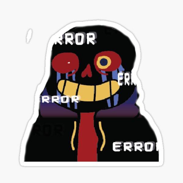 "Error!Sans" Sticker for Sale by SusanHook | Redbubble