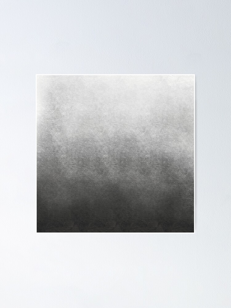 "Charcoal Gray Gradient" Poster for Sale by AmbienceArt | Redbubble
