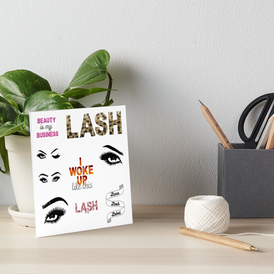 "Lash Pack " Art Board Print by Labradoodlesetc | Redbubble