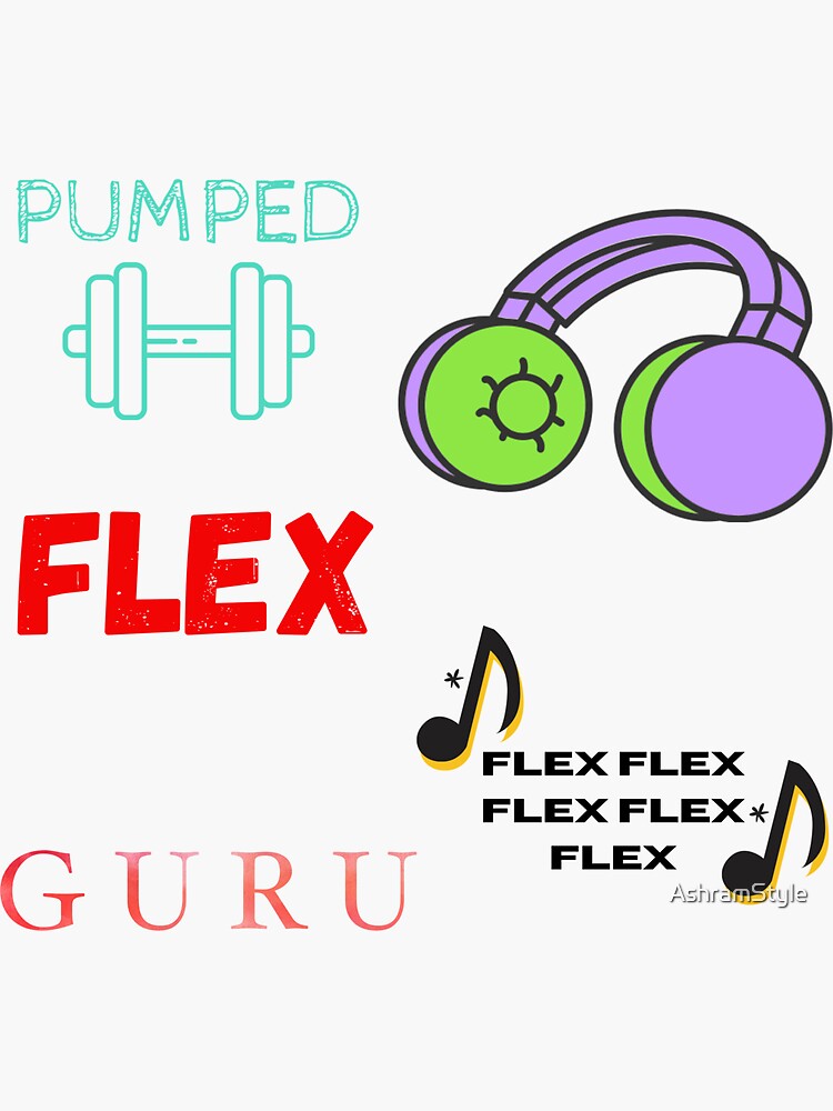 "Guru, Leader, flex sticker pack, gym workout sticker pack, fitness ...