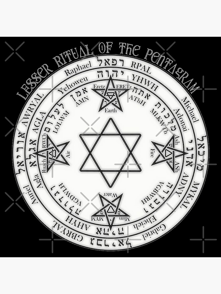 "The Small Pentagram Banishing Ritual" Poster for Sale by ZaydounStark ...