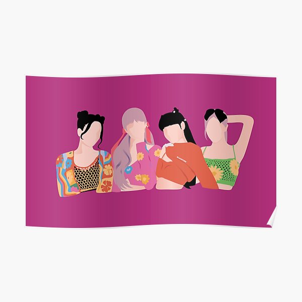 "BLACKPINK Ice Cream" Poster by minimalistkpop | Redbubble