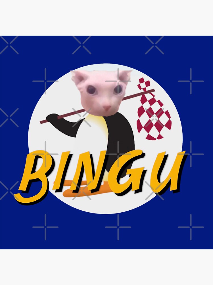 "Bingus cat bingu" Sticker by Ashi17 | Redbubble